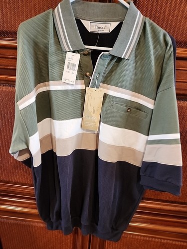 Classics by Palmland Fawn XL Banded Bottom Cotton/Poly S/S Shirt w/Pocket NWT | eBay