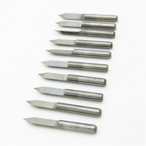 10x Carbide PCB Engraving Bits CNC Router Tool 45° 0.1mm | eBay