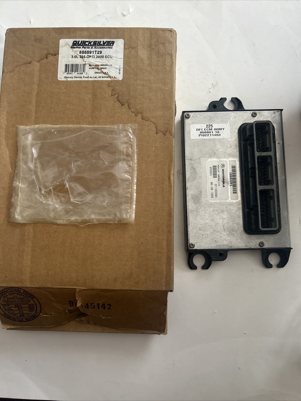 2000 Mercury Optimax ECU Engine Control Unit DFI ECM 225 HP Propulsion ...