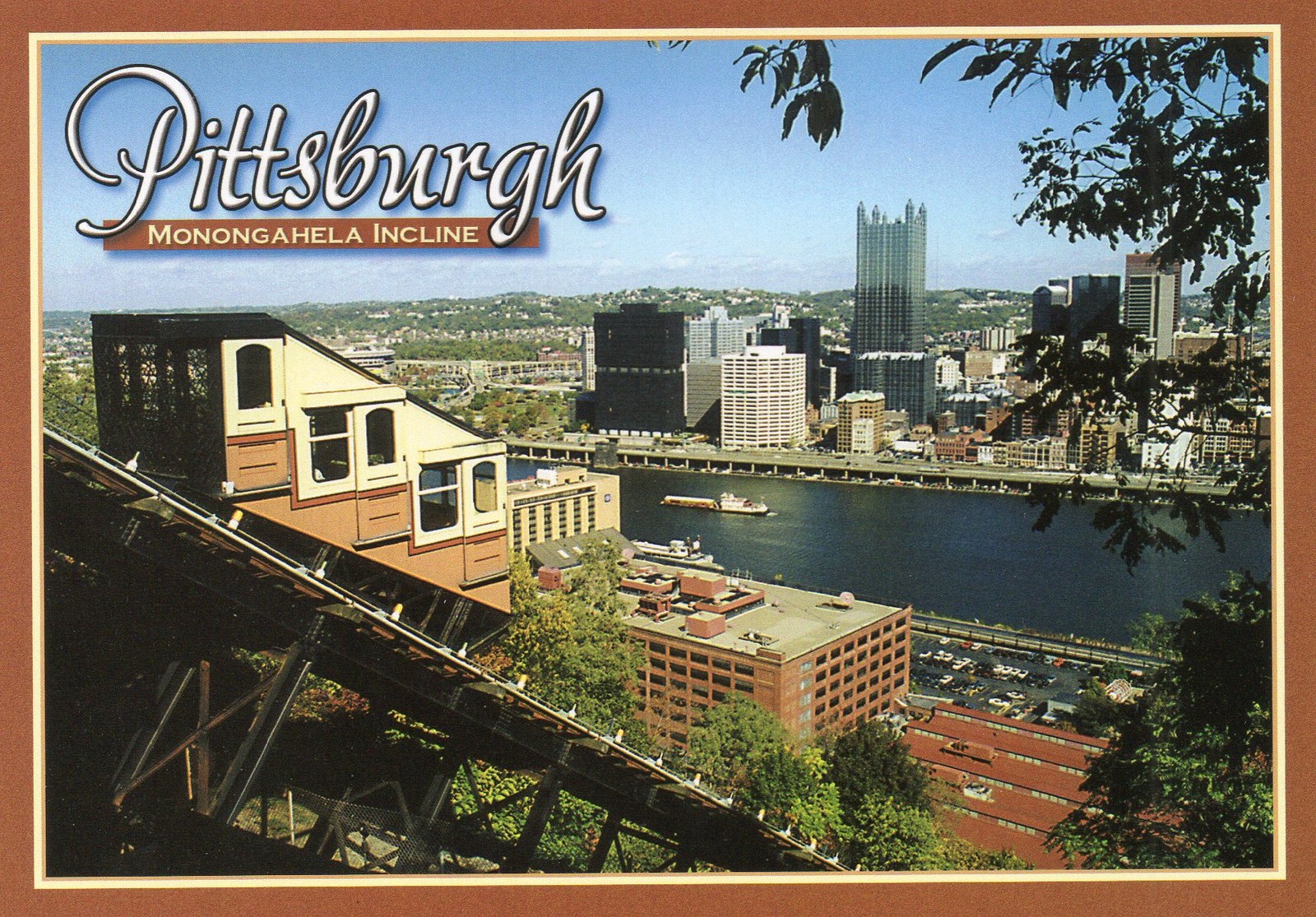 MONONGAHELA INCLINE & VIEW PPG BLDG DOWNTOWN-PITTSBURGH,PA 1999 | eBay