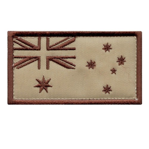 australia flag desert DCU embroidered morale tactical military sew iron ...