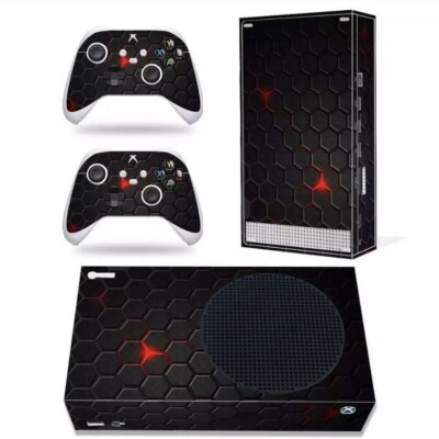RED POWER HEX Xbox Series S Vinyl Skin STICKER Protector Decal Wrap ...