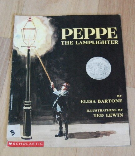 Peppe The Lamplighter by Elisa Bartone Scholastic Caldecott Honor | eBay