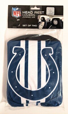 Indianapolis Colts NFL Officially Licensed Headrest Covers 1 Pair | eBay