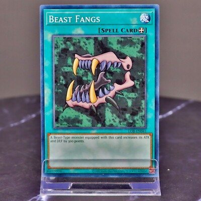 Beast Fangs | LOB-EN041 | Common | Near Mint NM | eBay