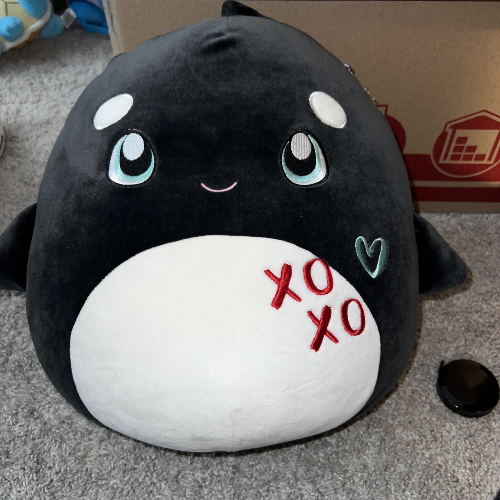 Squishmallows Adorable Kai The Orca Whale 12 inch Plush Toy ...
