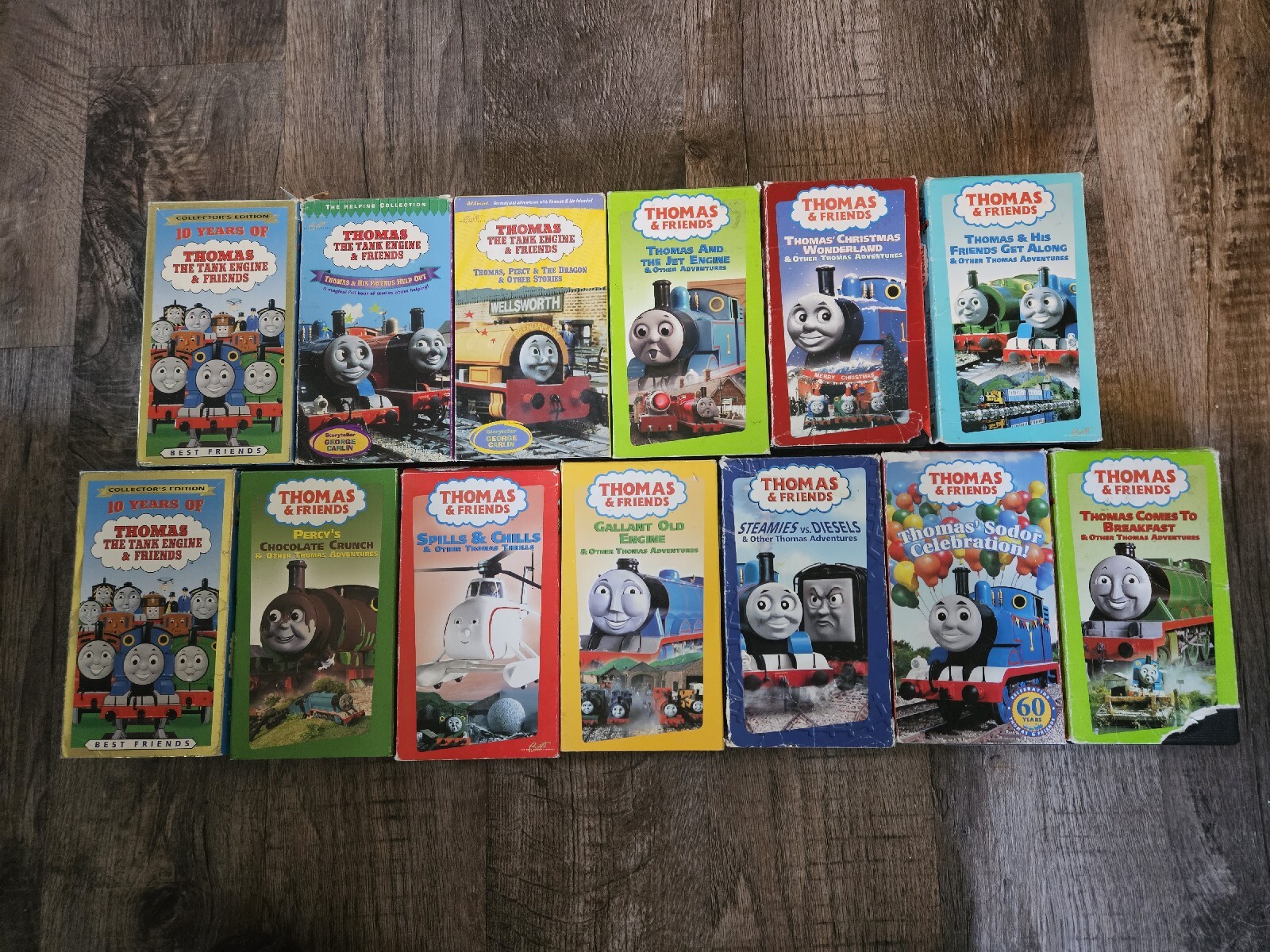 Lot Of 13 Vintage VHS Thomas The Train | Grelly USA