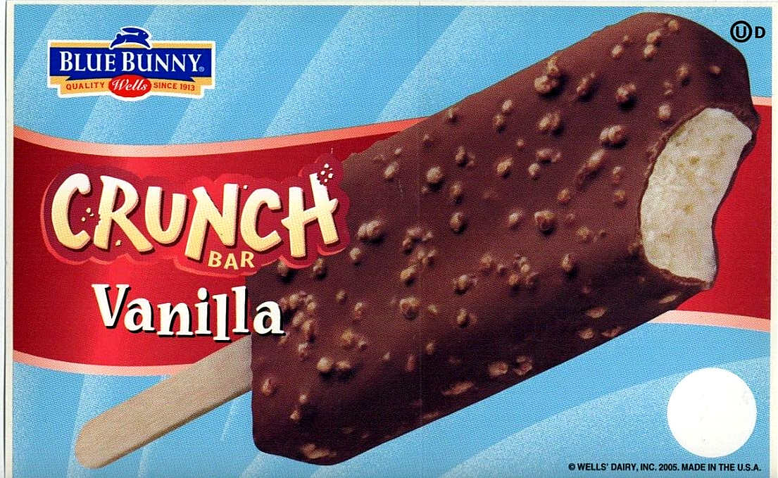 Blue Bunny Ice Cream Crunch Bar