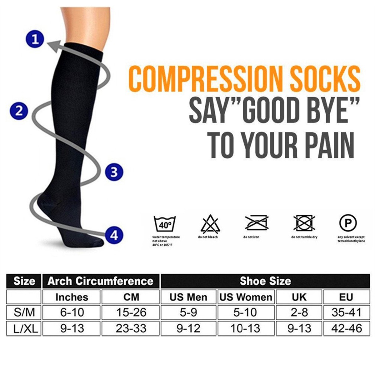 Flight Socks for Women & Men (15-20 mmHg) - Best Travel Compression ...