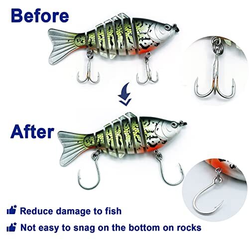 FishTrip Fishing Inline Single Hooks - in Line Hooks for 2#~3/0_50pcs ...