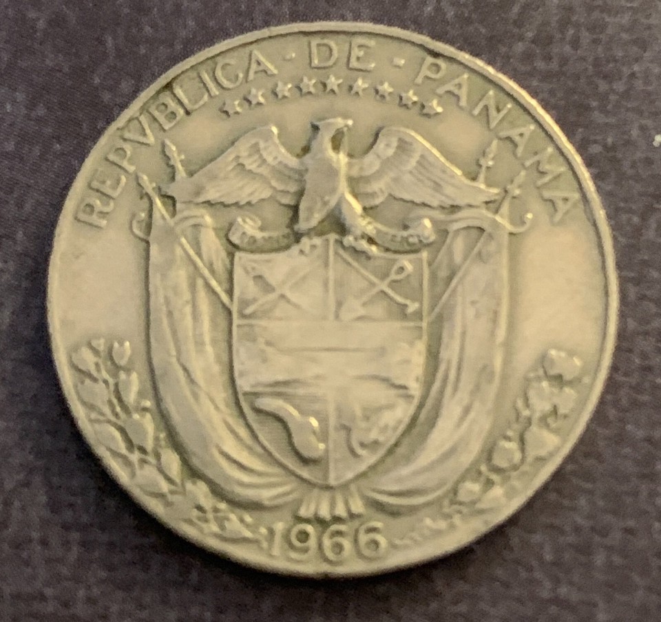 1966 VN- CVARTO-DE-BALBOA REPVBLICA-DE-PANAMA - Nice World Coin | eBay