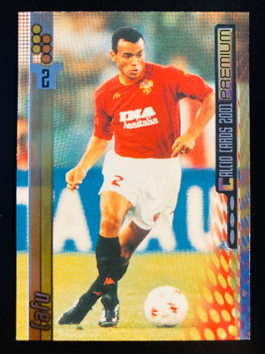 2000-01 Panini Calcio cards Premium 2001 # 156 Cafu AS Roma card Brazil ...