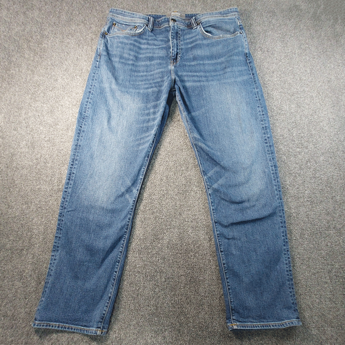 Revtown Automatic Jeans Mens 38x31 Blue Decade Denim Stretch WHISKERS ...