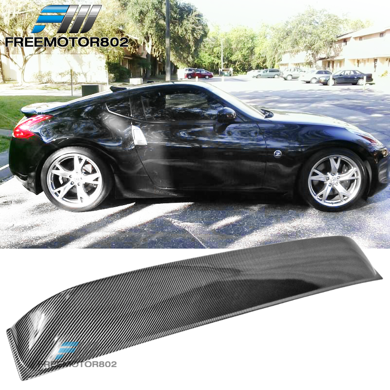 Fits 09-20 Nissan 370Z Coupe Carbon Fiber Print PP Rear Window Roof ...