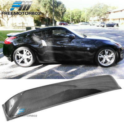 Fits 09-20 Nissan 370Z Rear Window Visor Roof Spoiler PP - Carbon Fiber ...