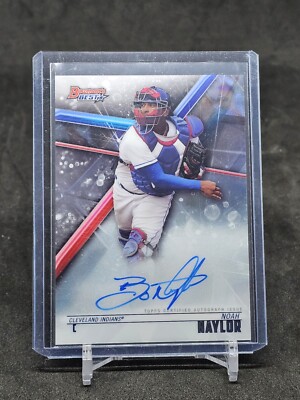 2018 Bowman's Best Noah Naylor Prospect Auto Autograph Cleveland ...