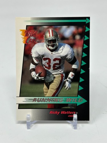 1992 Wild Card Football Ricky Waters Card #36 | eBay