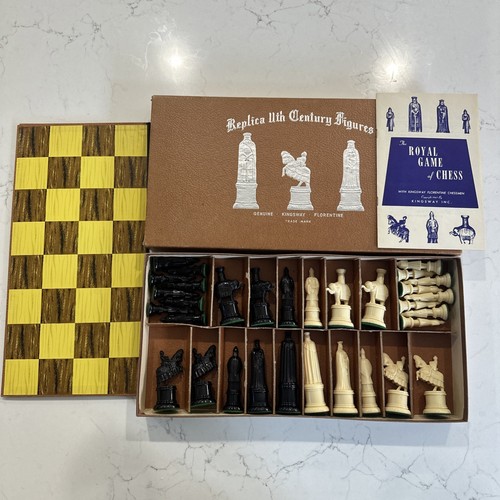 Genuine Kingsway Florentine Chess Set | eBay