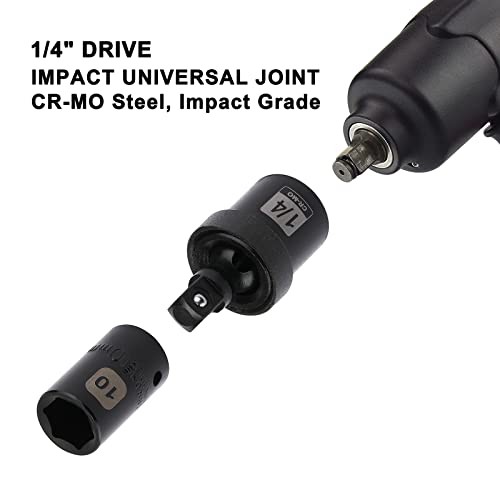 55PCS 1/4 Inch Drive Master Impact Socket Set, 55PCS With Accessory | eBay