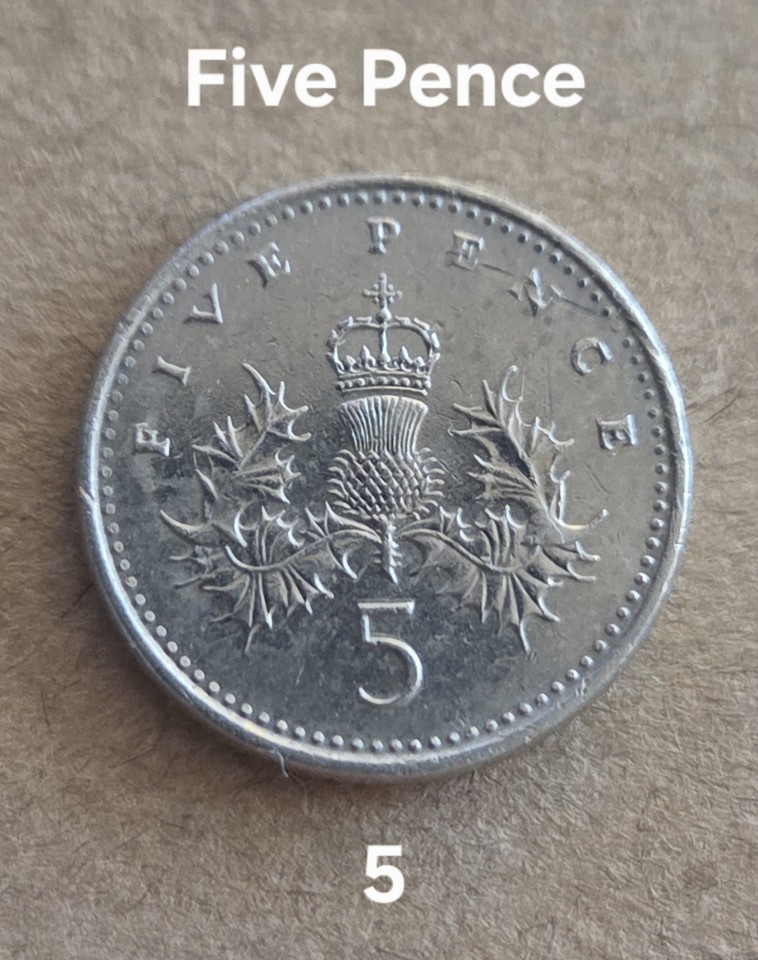 United Kingdom 1990 Five Pence KM 937b | eBay