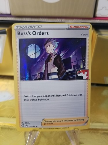 Boss's Orders Holo Cyrus Pokemon Prize Pack Series 2 Promo Pokemon Card ...
