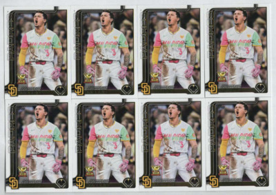 (8) Jackson Merrill 2025 TOPPS SERIES 1 ALL-STAR ROOKIE CUP LOT #125 ...