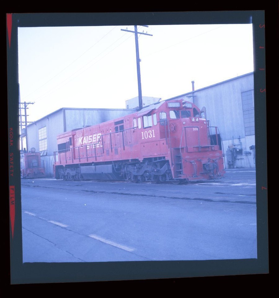 Kaiser Steel KSCX GE U30C Locomotive #1031 - Orig Color Railroad ...