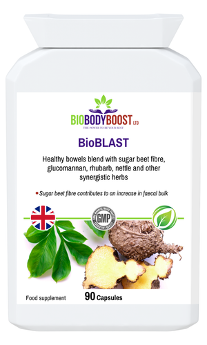 BioBlast-Natural Laxative-Fast-Acting Colon Cleanser-90Vegan Caps ...