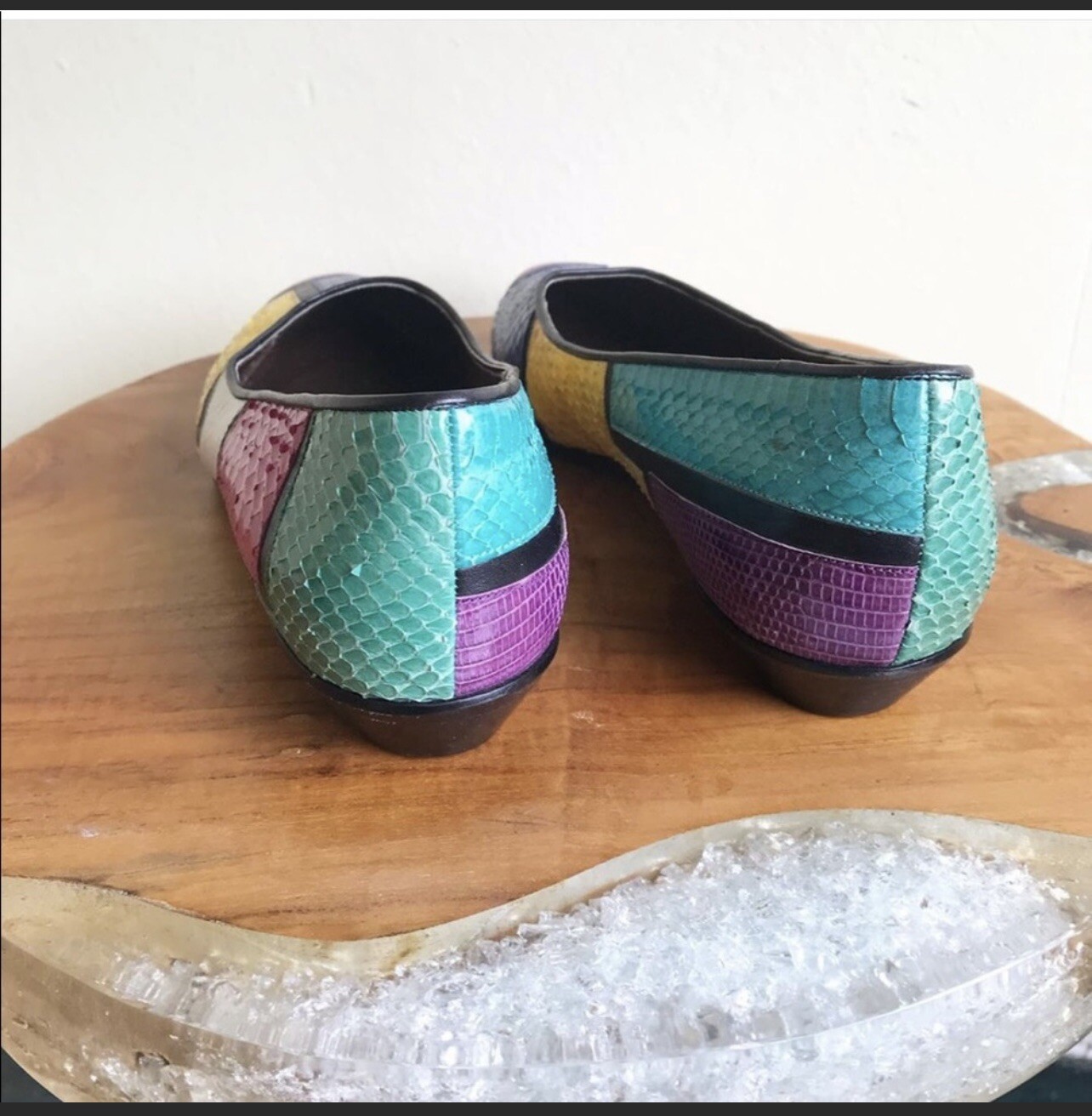 MONDRIAN COLORBLOCK 80s 80’s Vintage Paul Mayer Snake… - Gem