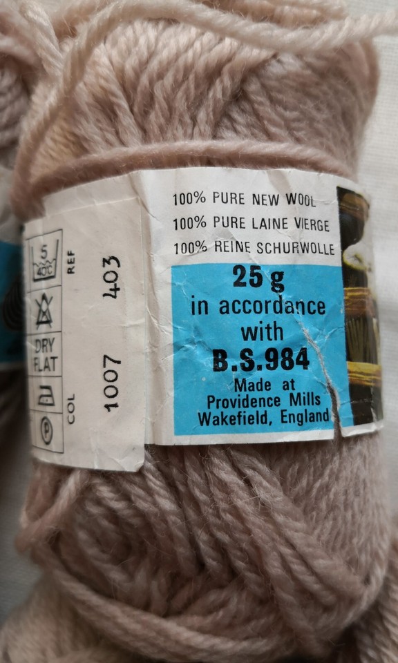 Vintage LISTER LEE TARGET Superwash Wool DK in Beige Shade | eBay UK
