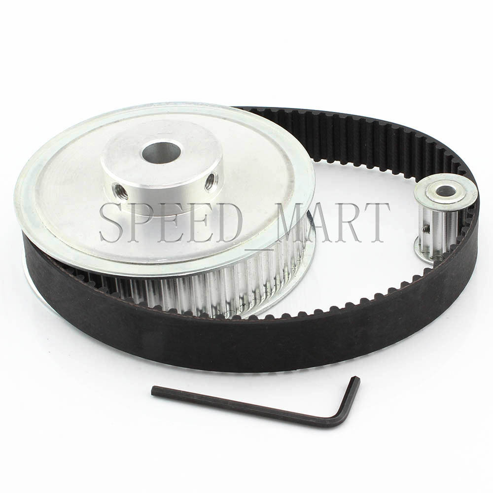 5M HTD5M 90T 15T Belt Width 20mm Timing Pulley Belt set kit Reduction ...