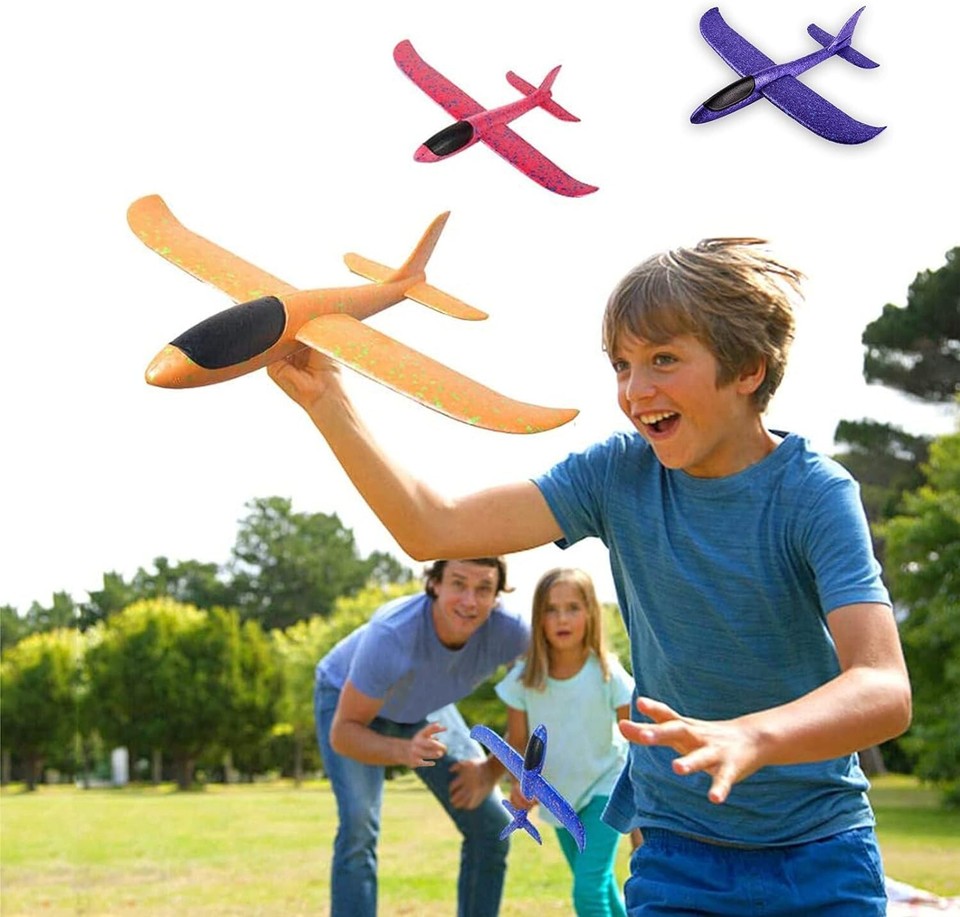 AEREO ALIANTE IN POLISTIROLO PER BAMBINI AEROPLANO GIOCATTOLO IN ...