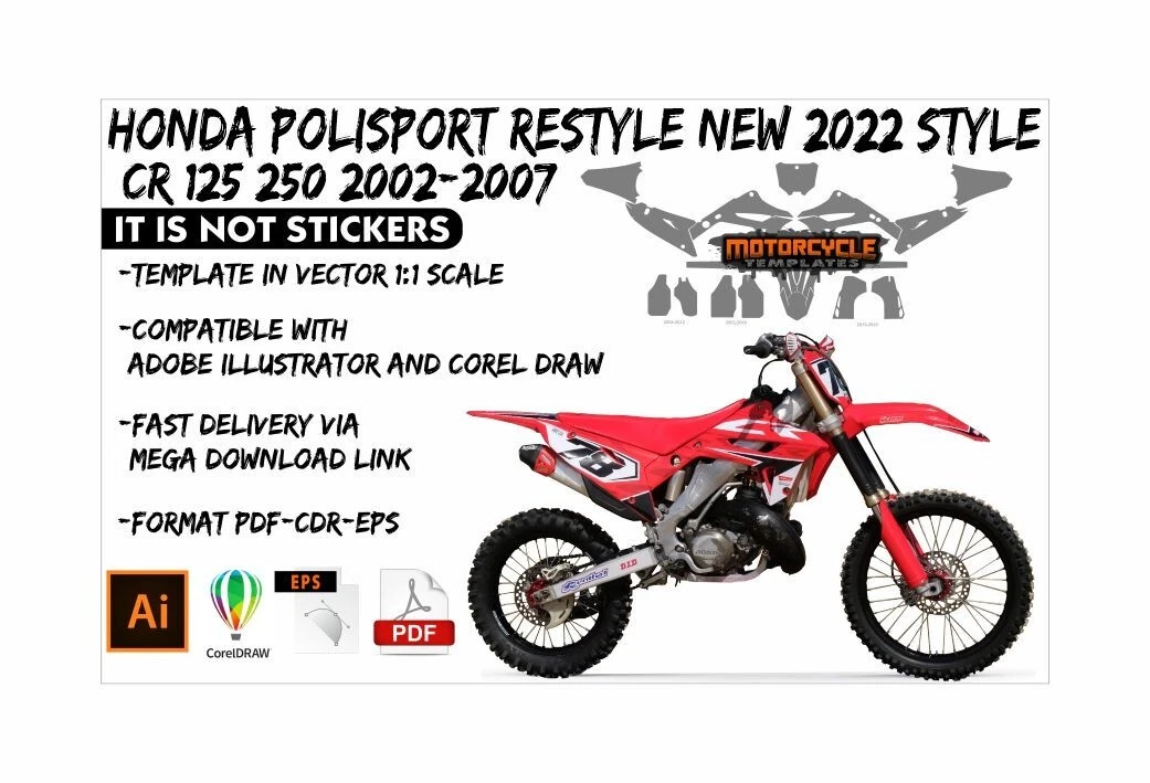 TX RACE™ Restyle Kit® Gen2 For Honda CR125/250 2000-2001, 55% OFF