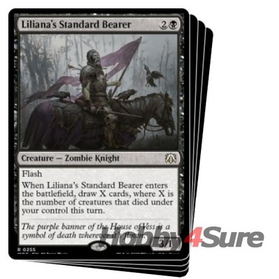 Liliana's Standard Bearer X4 M/NM Magic MTG March Of The Machine ...