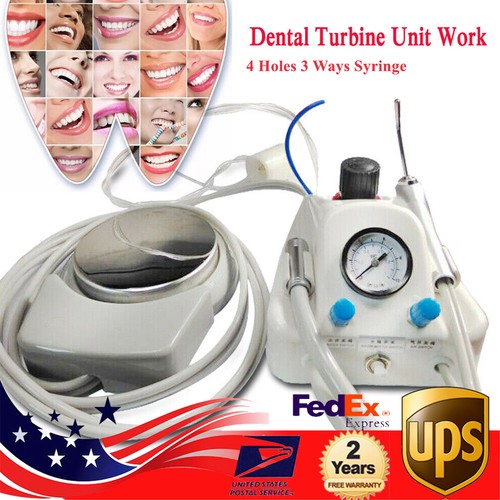 4 Hole Portable Dental Lab Air Turbine Unit Dental Delivery Unit ...