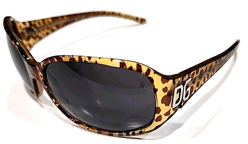 Dolce Gabbana DG641S 792 Leopard Rectangle Gray Sunglasses 60-15 120 | eBay