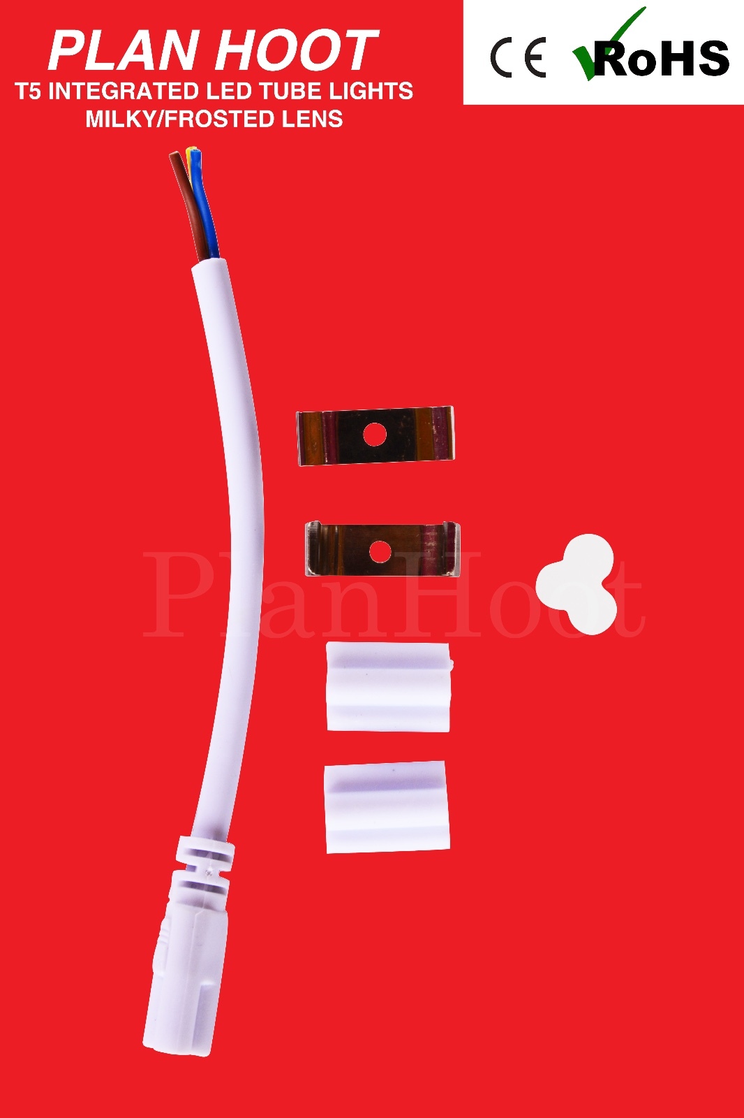 3Ft 16Wt T5 Integrated LED Fluorescent Replacement Tube Light Milky ...