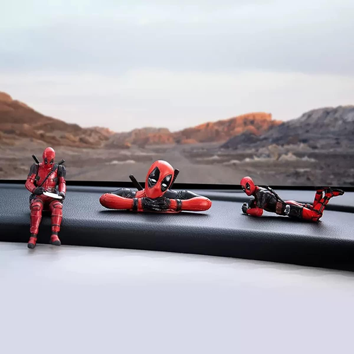 Funny Deadpool Car Ornament Interior Dashboard Toy Decoration Mini ...
