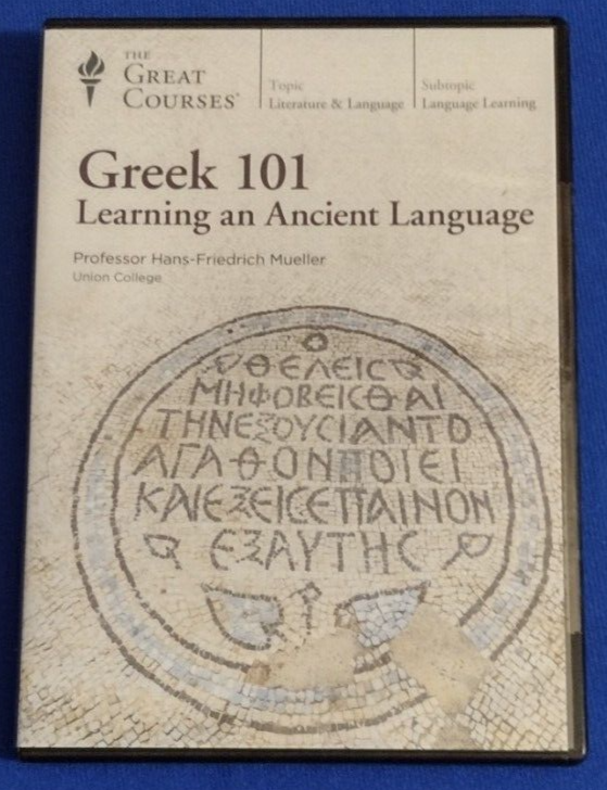 The Great Courses: Greek 101 Learning an Ancient Language 6-DVD Set ...