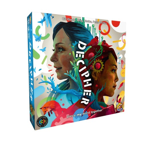 Heidelbear Decipher Family Board Game Strategy Word Puzzle Ages 10+ 2-4 ...