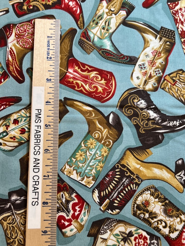 MODA Saddle Ranch 100% med cotton fabric by the yard 3379117 Cowboy ...