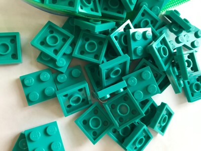 LEGO -NEW-# 3022 -DARK TURQUOISE -2 X 2 PLATE-30 PIECES | eBay