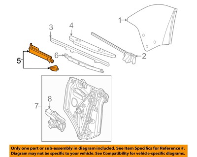 GM OEM 16-19 Cascada Quarter Panel Glass-Rear Insulator 13412619 | eBay
