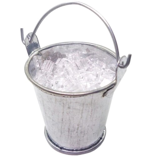 Mini Ice Bucket Model Small Miniature for Dollhouse Child Cube Tiny ...