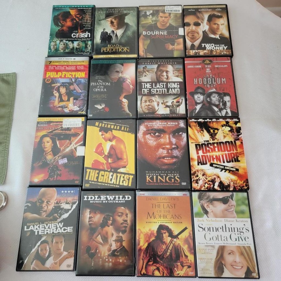 Lot of 25 DVD Video Highly Popular Mega Hit Blockbuster Movies Various ...