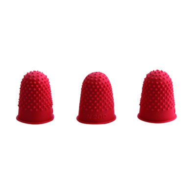Quality Thimblettes Rubber Thimblette Red Size 00 14mm Finger Cone ...