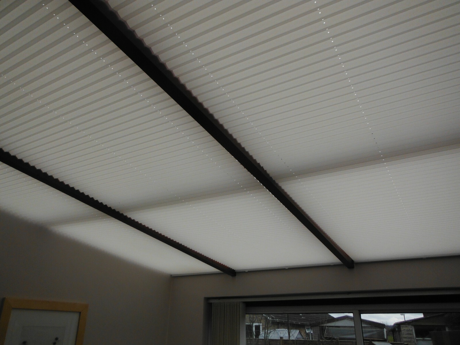 CONSERVATORY BLINDS PLEATED ROOF DISCOUNTED FABRICS LEAN TOO LANTERN ...
