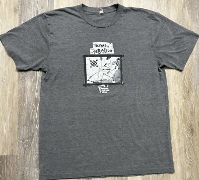 SEBADOH Tour Shirt Large 2014 Defending Sebadoh DINOSAUR JR Lou Barlow ...