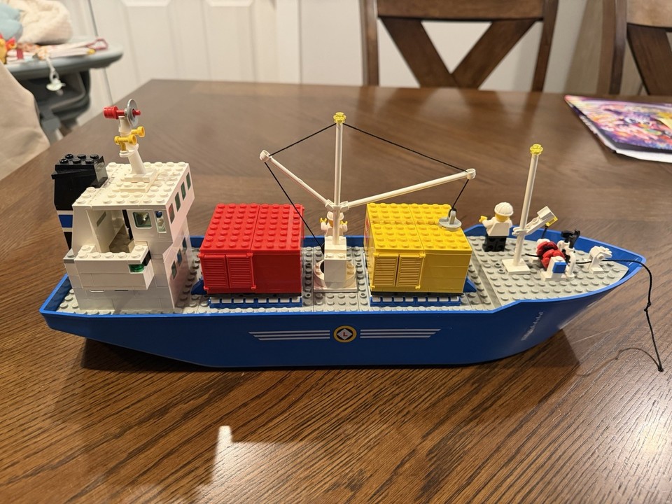 Vintage 1987 LEGO Boats: Cargo Carrier (4030) Complete | eBay