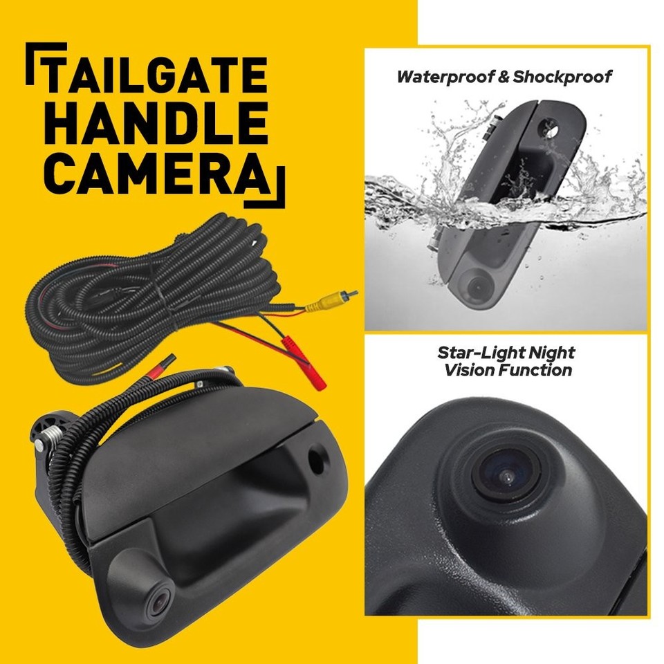 Tailgate Handle Bezel Backup HD Camera For 1997-2006 Ford F150 F250 ...